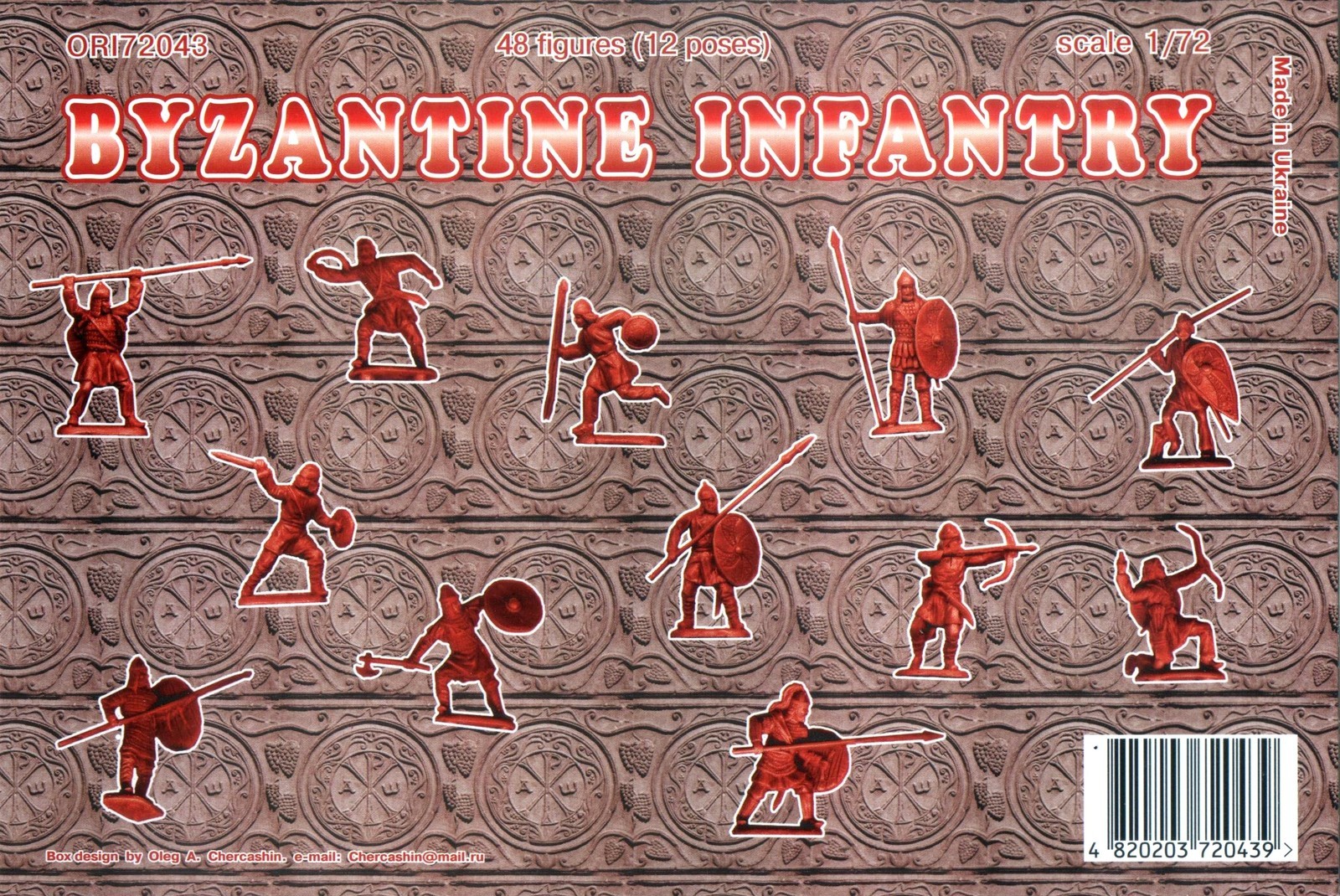 Orion 1/72 72043 Byzantine Infantry (7th - 9th Century) (48 Figures, 12 ...