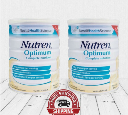 2 X Nestle Nutren Optimum Nutrition Milk Vanilla Flavor 800g Express ...