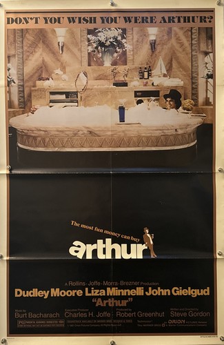 ARTHUR Original One Sheet Movie Poster - 1981 | eBay