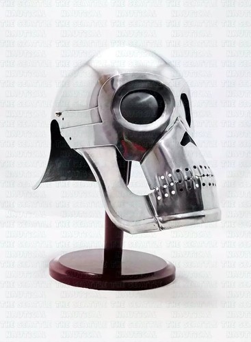 Medieval Warrior Full Face Armor M Steel Skeleton Skull Helmet Gift 4 ...