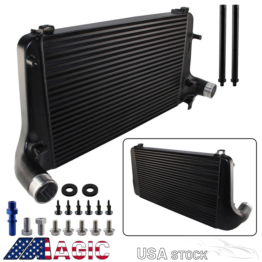 Black Performance Uprated Front Mount Intercooler For 2020-2023 Ford ...