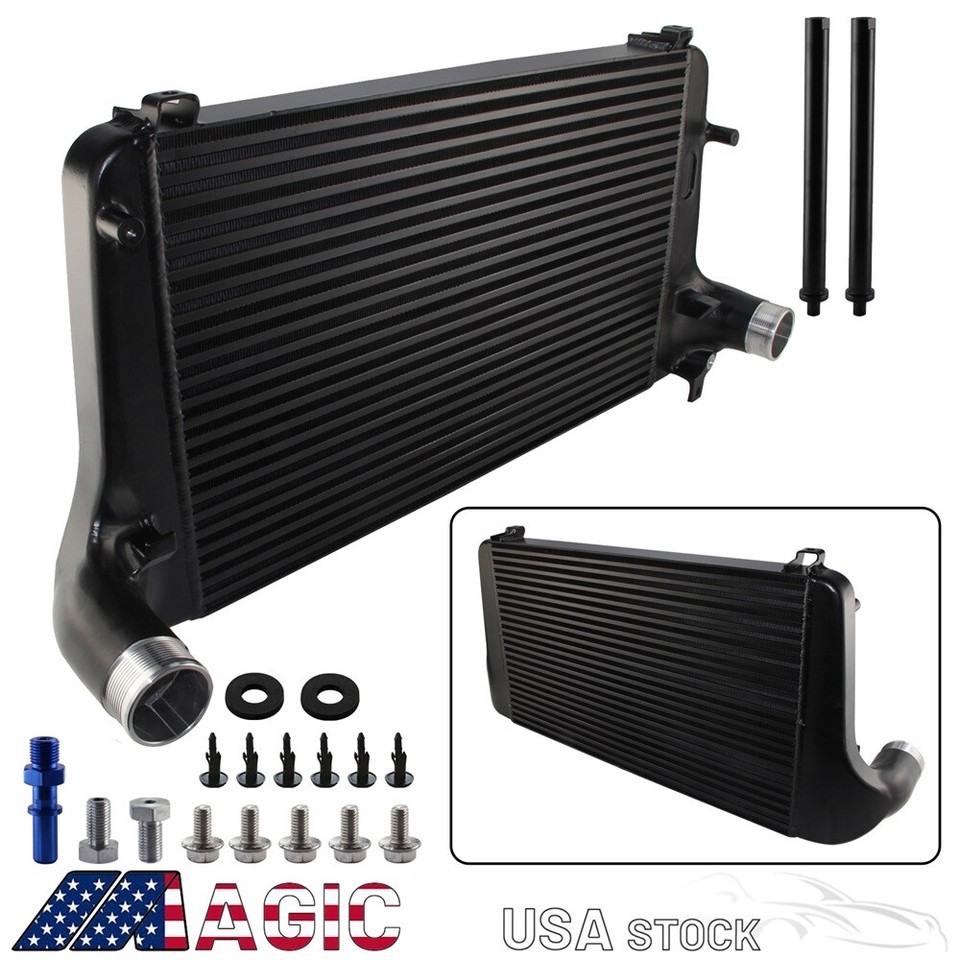 Black Performance Uprated Front Mount Intercooler For 2020-2023 Ford ...