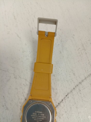 Vintage Yellow Casio F-91W Digital Watch - Classic Retro Style ...