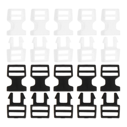 20 Pcs Mini Buckle Buckles for Crafts Handmade Adjustable Quick Release ...