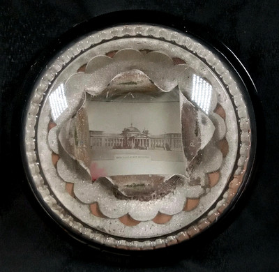 Antique Glass Paperweight New York State Building Real Photograph 1904 ...