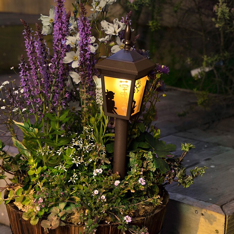 Disney Alice in Wonderland LED Silhouette Light Garden Lamp Lantern ...