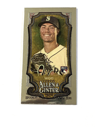 2024 Topps Allen & Ginter Bryan Woo Chrome Base Mini Rookie Card #78 | eBay