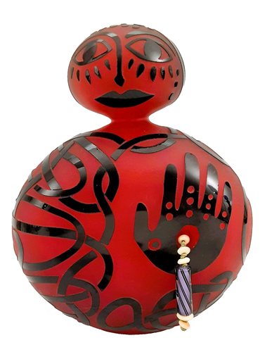 Fellerman & Raabe Art Glass Sculpture Signed 1996 - 7" x 5-1/4" x 2-3/4 ...