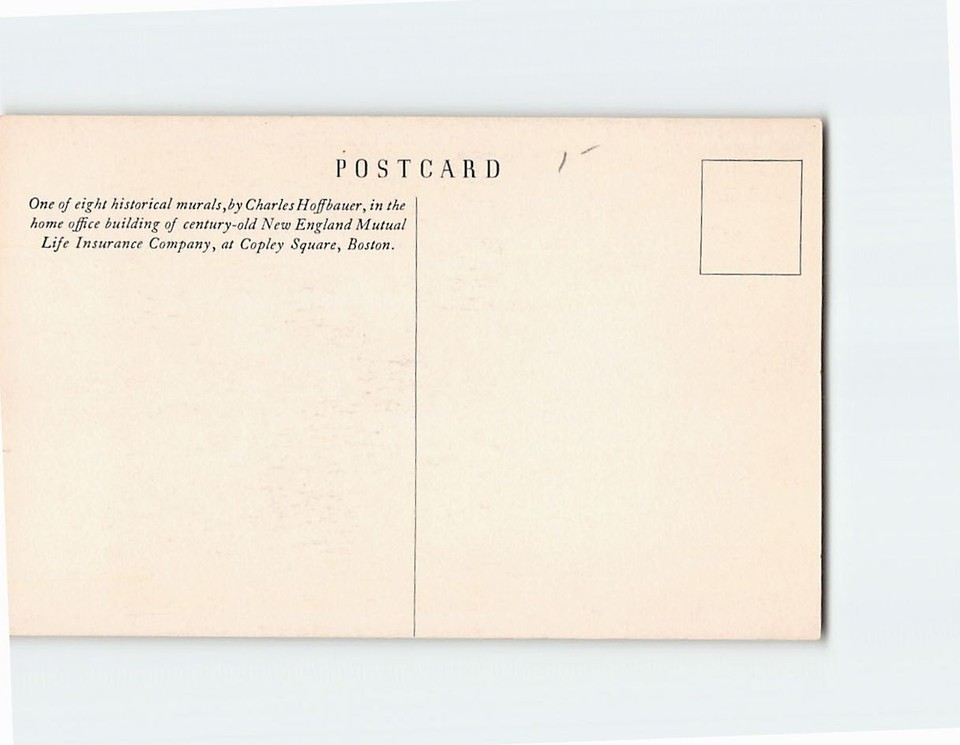 Postcard Governor Winthrop Arrives at Salem on the Arabella by Charles ...