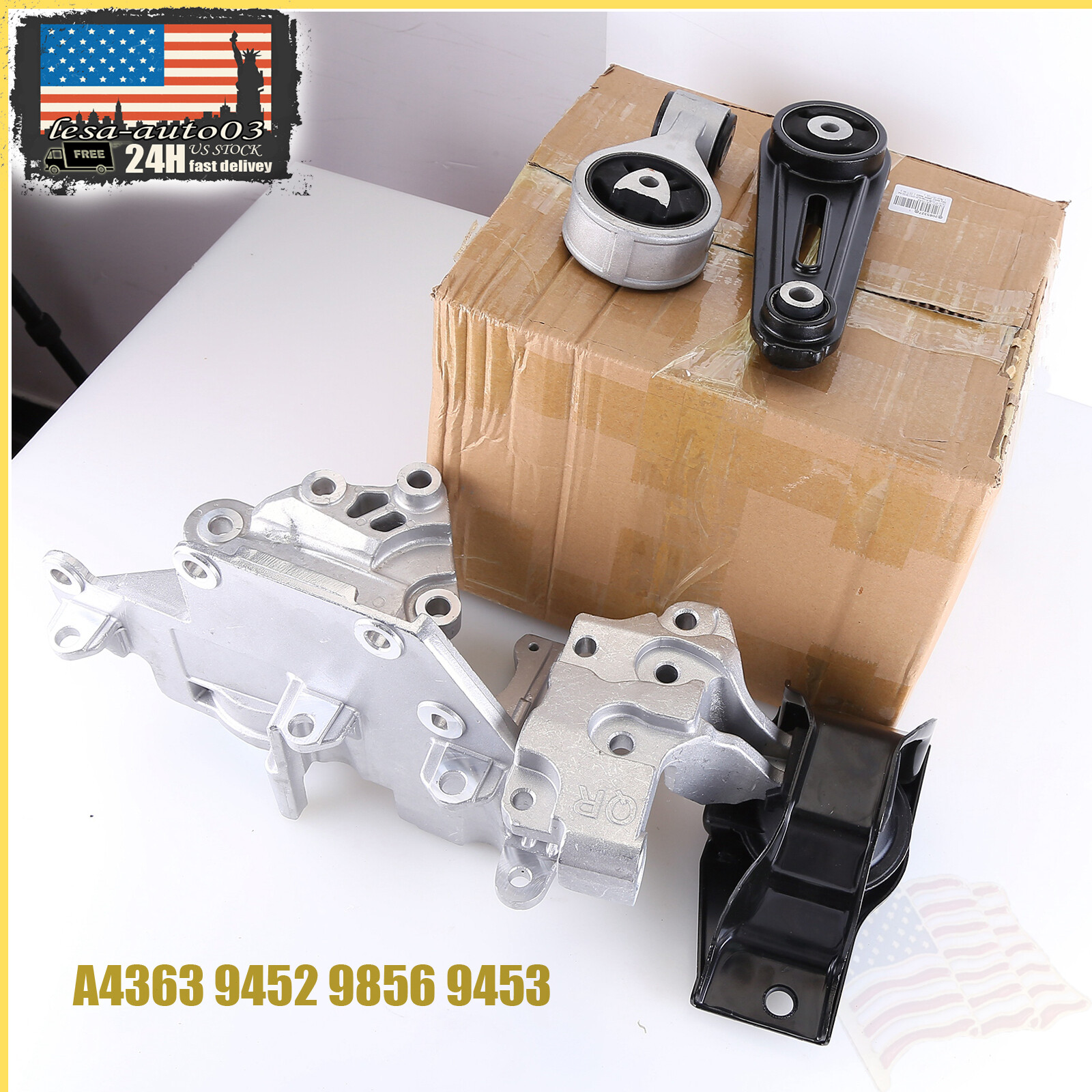 A4363 9452 9856 9453 Trans Engine Motor Mount For 2008-2013 Nissan ...