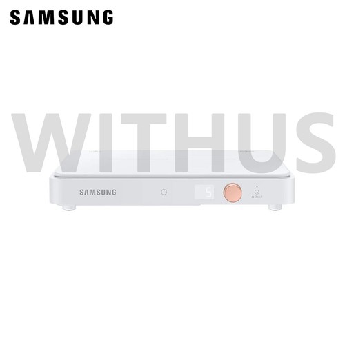 SAMSUNG The Plate Induction1 Cooktop White/Black 2024ver Power Booster ...