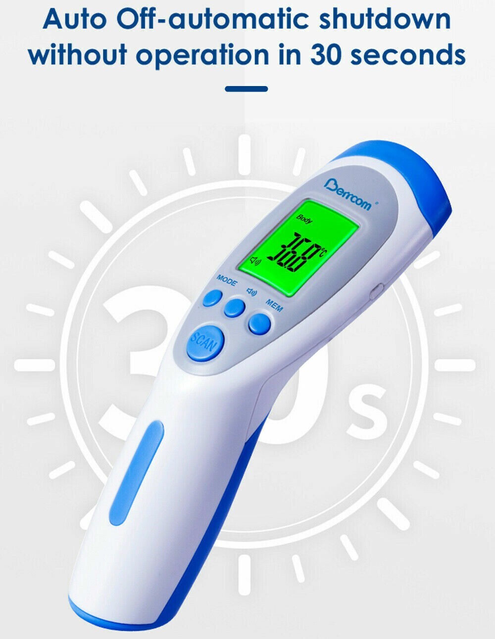 Berrcom No-Contact Infrared Thermometer JXB-182 (FDA approved) for sale online | eBay