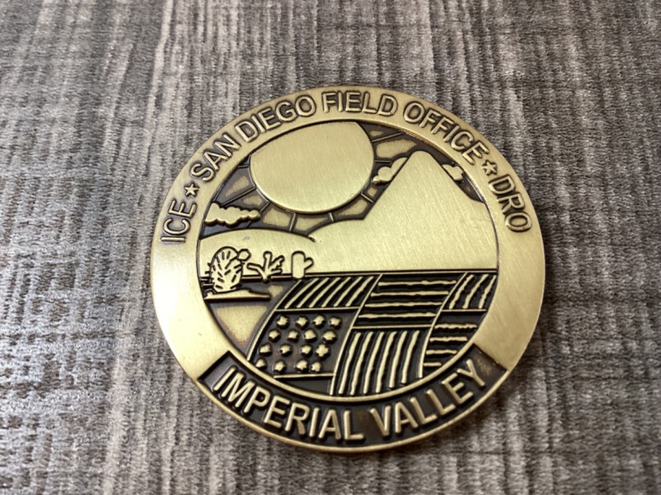 Very Rare Official - ICE San Diego Field Office * DRO - Original ...