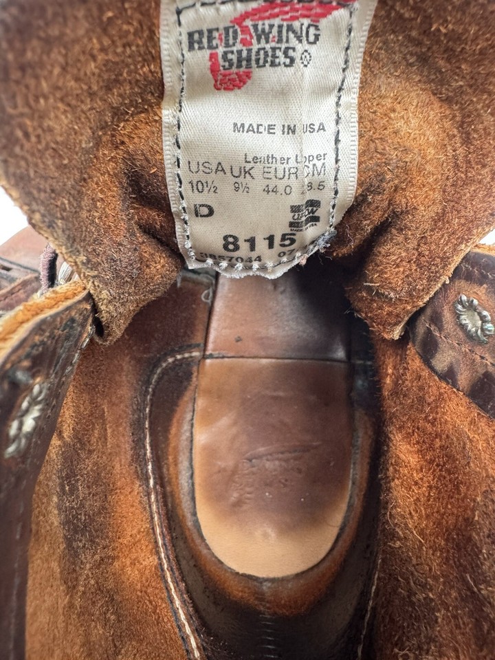 Red Wing Iron Ranger Size 10.5 D in Brown Copper 8115 Rough Tough ...