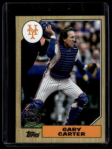 2022 Topps Update #87TBU-15 Gary Carter 1987 Topps Baseball 35th ...