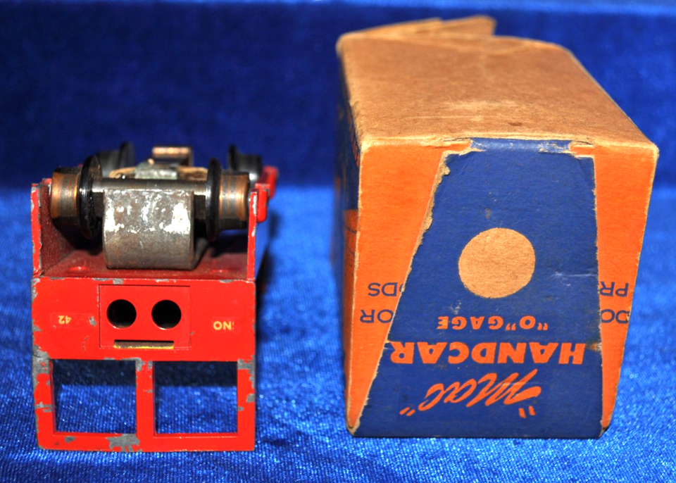"MAC" HANDCAR - Vintage "O" Guage General Model Corp 3 RAIL Awesome ...