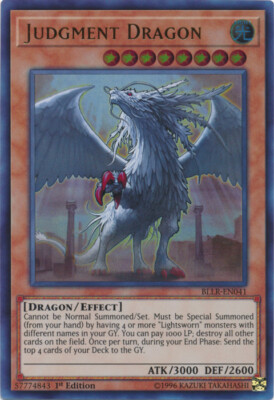Judgment Dragon - BLLR-EN041 - Ultra Rare - 1st Edition Near Mint - Yu ...