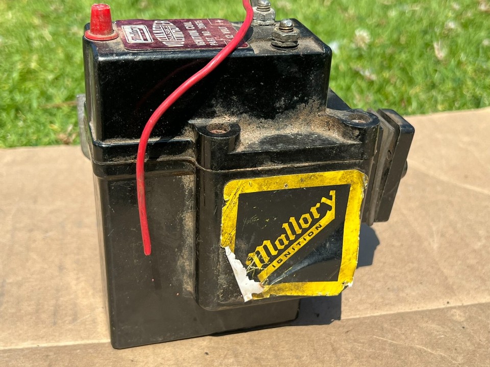 Mallory 12V Ignition Coil Transformer #28675 Voltmaster Mark II OLD ...