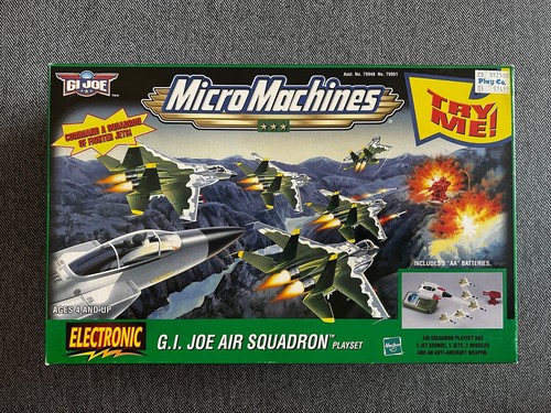 VTG GI Joe Electronic Air Squadron Playset Micro Machines New 1999 Rare ...