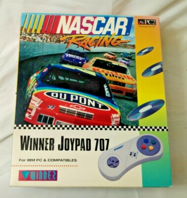 NASCAR Racing CD Rom PC Game Papyrus Design (1994) BIG BOX | eBay