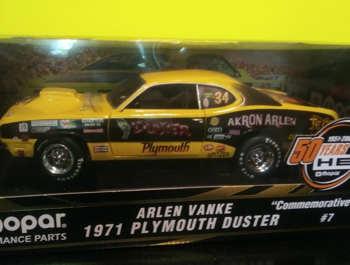 SUPERCAR COLLECTIBLES 1971 PLYMOUTH DUSTER MINT ARLEN VANKE "DUSTER ...