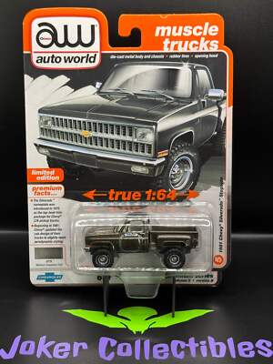 Auto World AW Muscle Trucks 1981 Chevy Silverado Stepside Medium ...