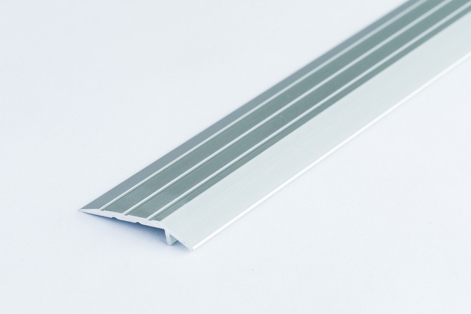 ALUMINIUM DOOR THRESHOLD RAMP ANODISED FLOOR BAR EDGE TRIM 1 METRE/ 39. ...