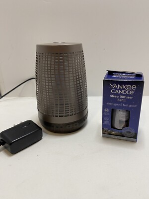 Yankee Candle Sleep Diffuser with New Starry Slumber Refill Essential ...