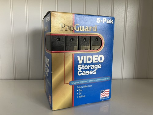 Vintage ProGuard 5 Pack Black Heavy Duty Protective Storage Cases for ...