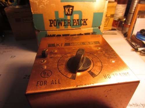 HO trains; Untested in original box. KF power pack model UL 75 | eBay