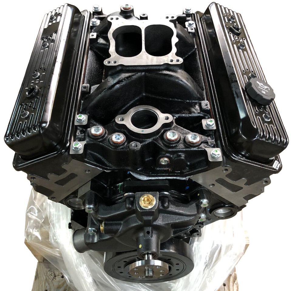 New 5.7L, 350 V8 Vortec Marine Base Engine with Intake. Replaces Merc ...