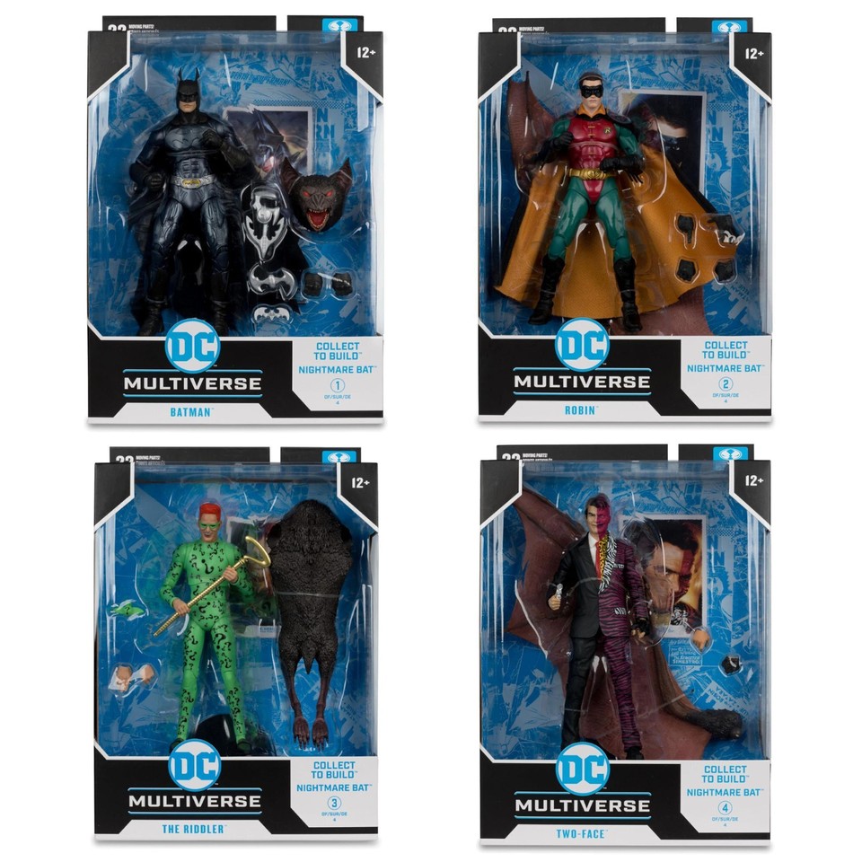 McFarlane Toys -Batman Forever Movie Pack (Batman, Robin, Two-Face, The ...