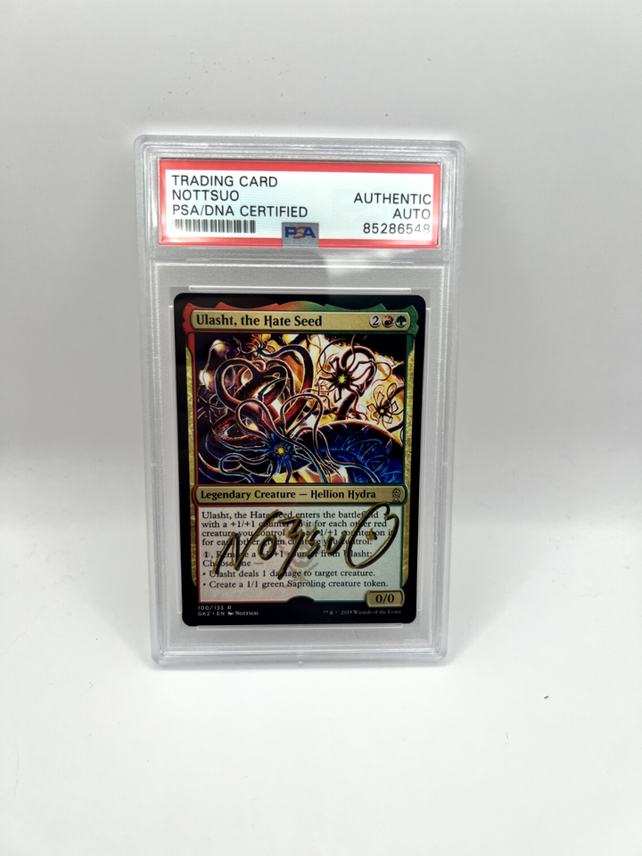 PSA DNA MTG Ulasht The Hate Seed 100/133 Nottsuo Signed Artist Proof ...