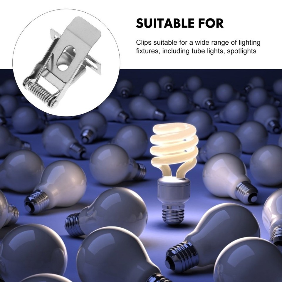 Spring Loaded Clips For Downlight Lamp Holders Recessed Light Fixture ...