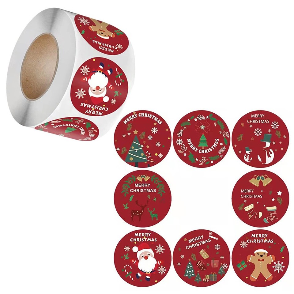 4 Rolls Decorative Seal Decals Party Sealing Sticker Envelopes Stickers ...