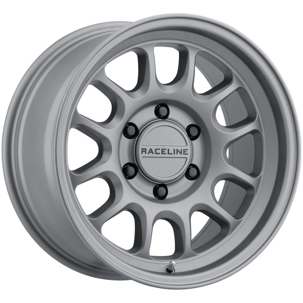 (Set of 4) Raceline 958T Rogue 17x9 5x5" -12mm Titanium Wheels Rims 17 ...
