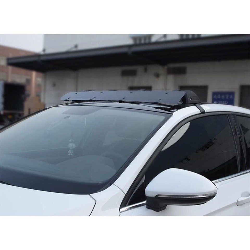 Universally Fit Rooftop 43" Roof Rack CrossBar Wind Fairing Air ...