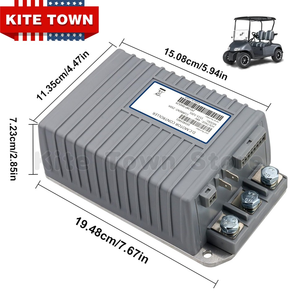 48V 250A Motor Controller compatible with Curtis Club Car 103403401 DS ...