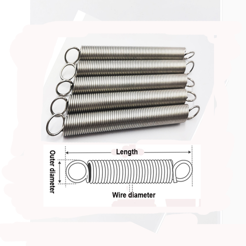 10 x Spring Extended Compression Expansion Tension Springs Various Dia ...