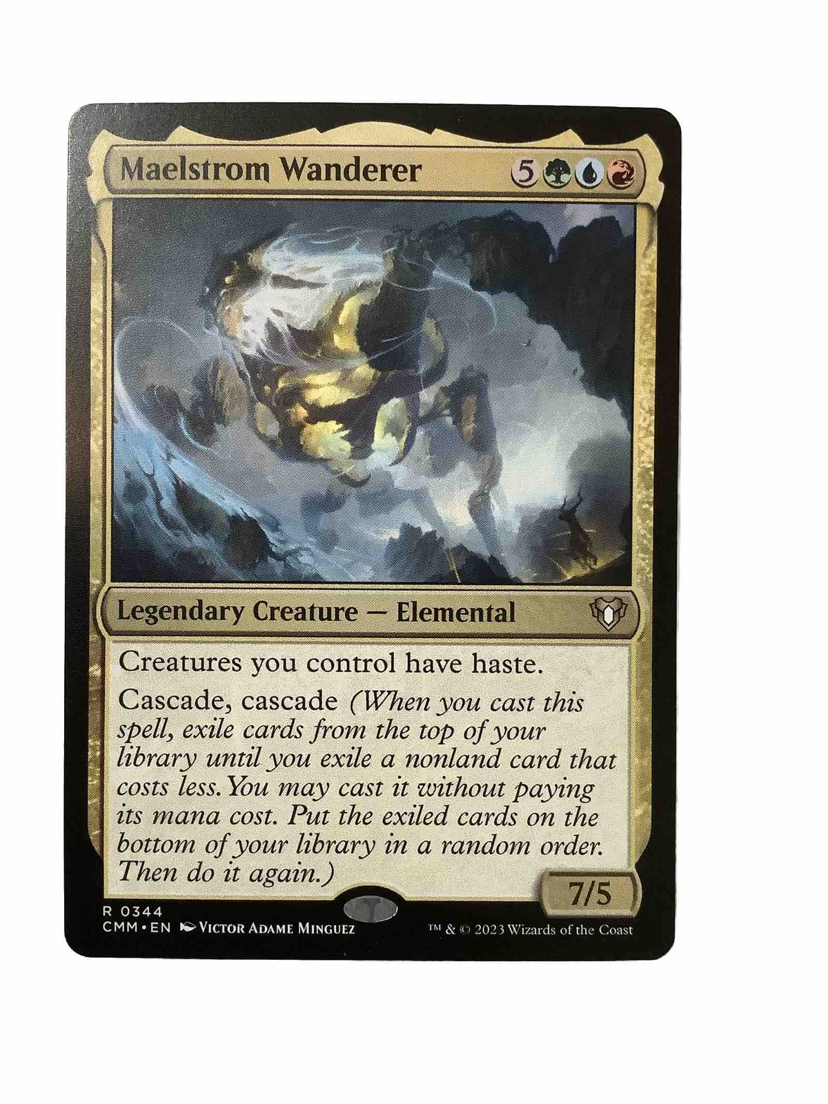 MTG CMM: Maelstrom Wanderer (Legendary Creature) 0344 Regular Rare | eBay