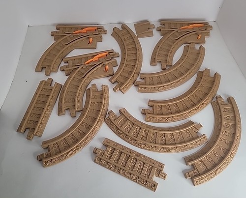 Fisher Price Geo Trax Geotrax Train Track Mixed 12 Piece Lot | eBay