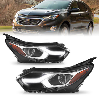 For 2018-2021 Chevy Equinox HID/Xenon Headlamps w/ LED DRL Headlights ...
