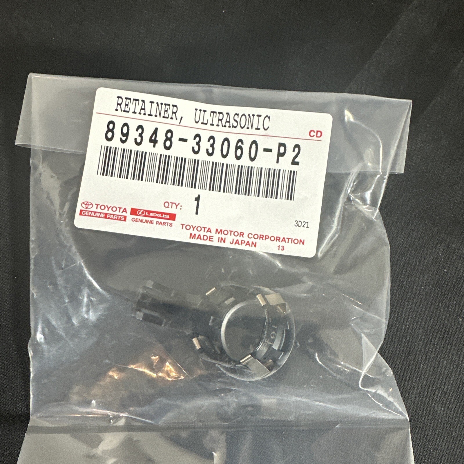 Genuine Toyota Park Sensor Retainer 89348-33060-p2 | eBay