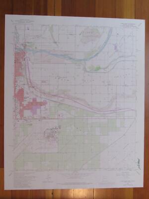 Yuma East Arizona 1979 Original Vintage USGS Topo Map | eBay