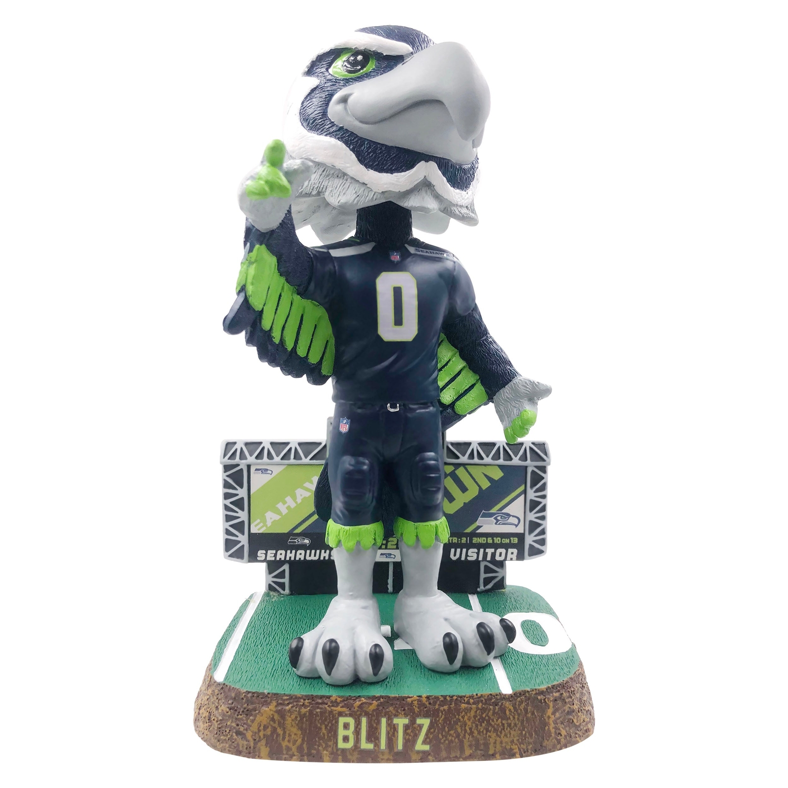 Blitz Seattle Seahawks Scoreboard Special Edition Bobblehead NFL ...