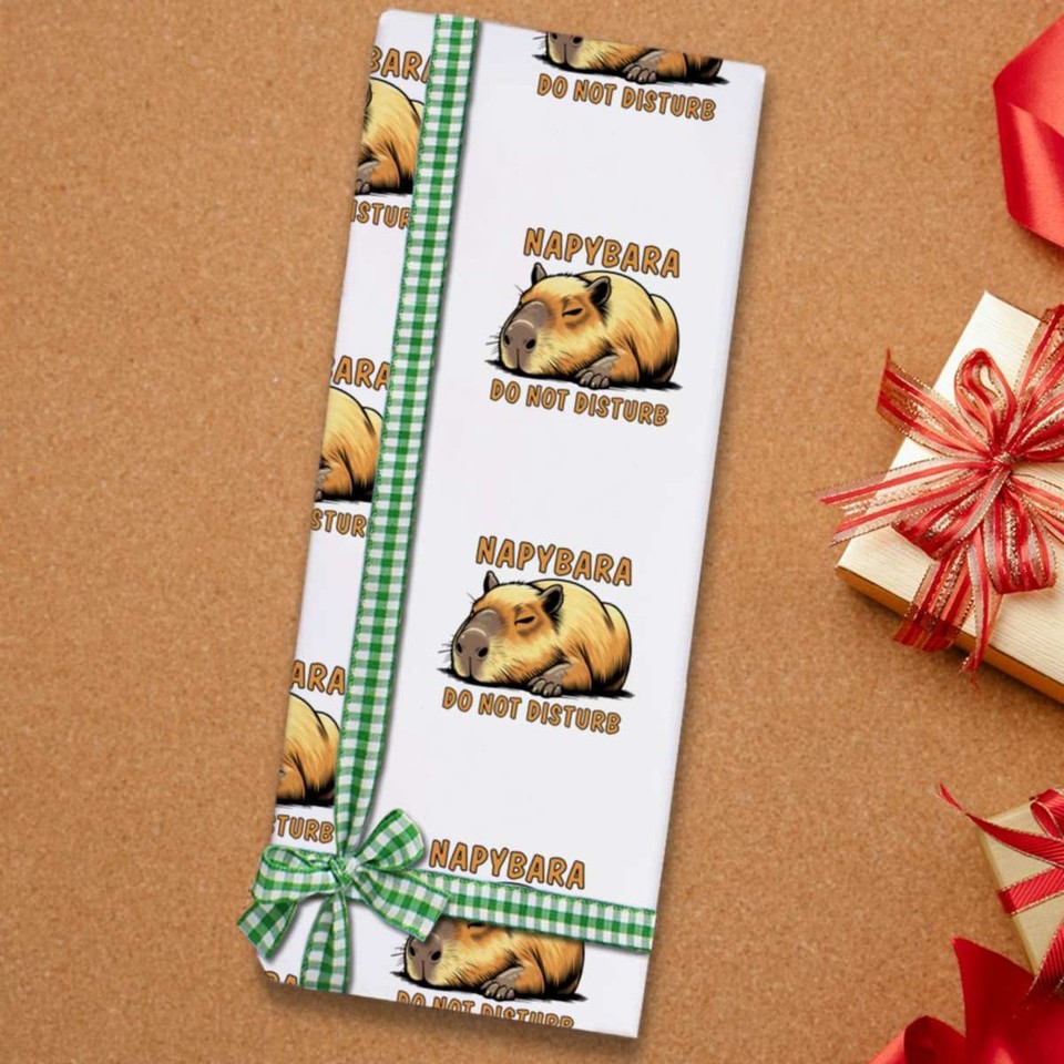 'Capybara Nap' Gift Wrap / Wrapping Paper / Gift Tags (GI048823) | eBay