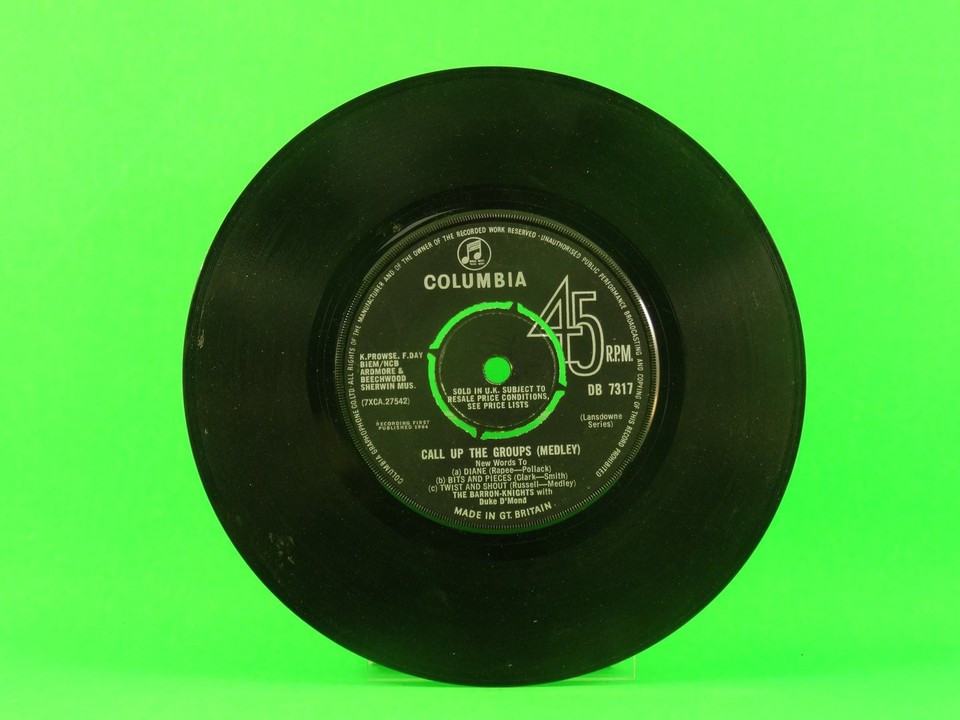 THE BARRON KNIGHTS CALL UP THE GROUPS (MEDLEY) (125) 2 Track 7" Single ...