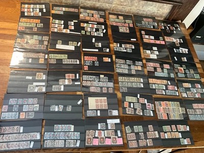 RUSSIA Imperial Stamps 1800s on 41 cards east Europe op, po’s 41 cards ...