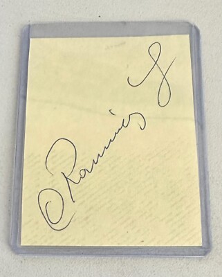 Orlando Ramirez Autograph Post-it paper California Angels Vintage 1970 ...