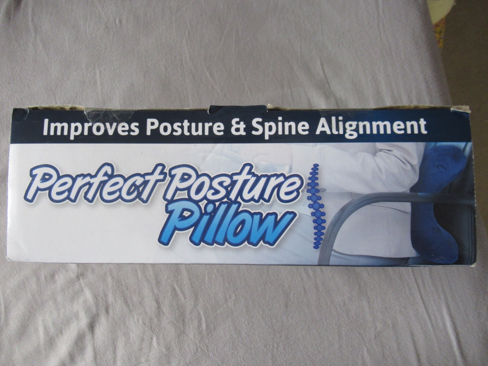 NEW Perfect Posture Pillow Lumbar Support Improves Posture & Spine ...